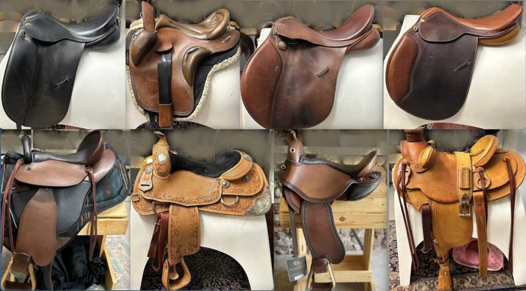 Different Types Of Horse Riding Saddles From The Trainer's Loft